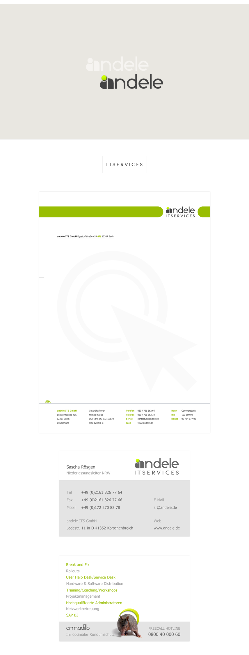 andele it services | Designagentur Artz4you